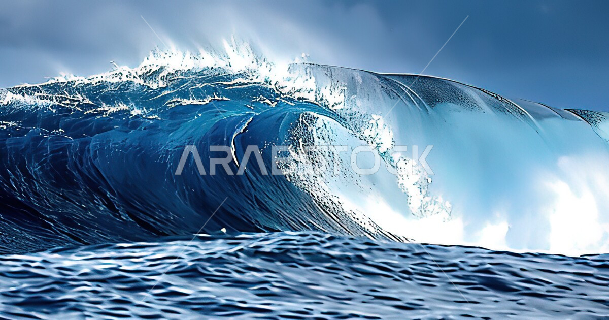 ممارسة هواية ركوب الموج، أماكن سياحية ترفيهيه, صورة بانورامية مقربة ...