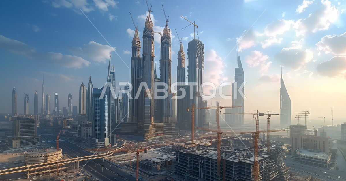 The concept of improving the country's infrastructure in the Emirate of ...