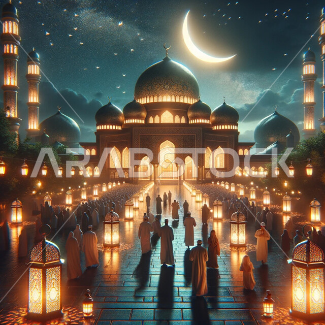 Diligence in worship and performing prayers on time in the mosque ...