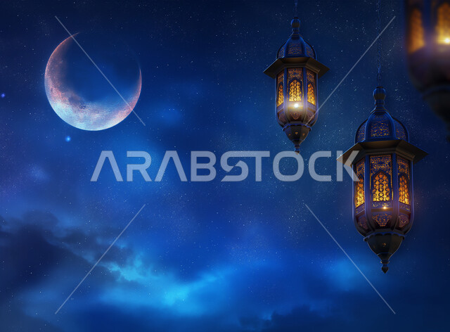 Lights and decorations during religious holidays and occasions, the ...