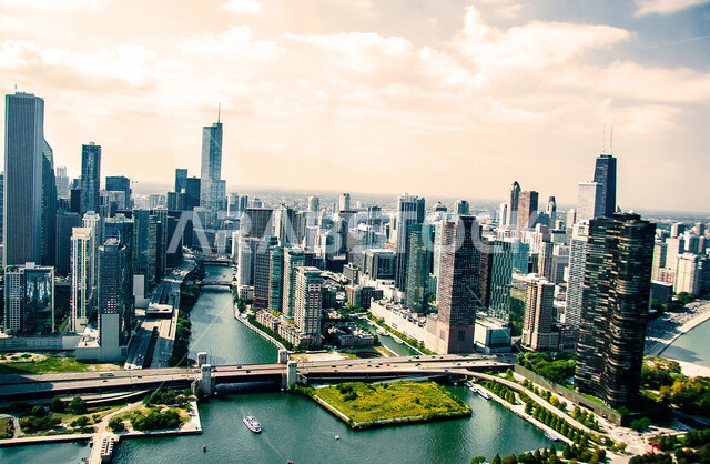 The harbor and yacht marina in Dubai Marina in broad daylight, the ...