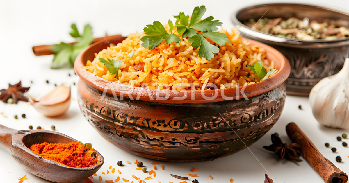 Traditional Arabic food and dishes, the art of serving delicious ...