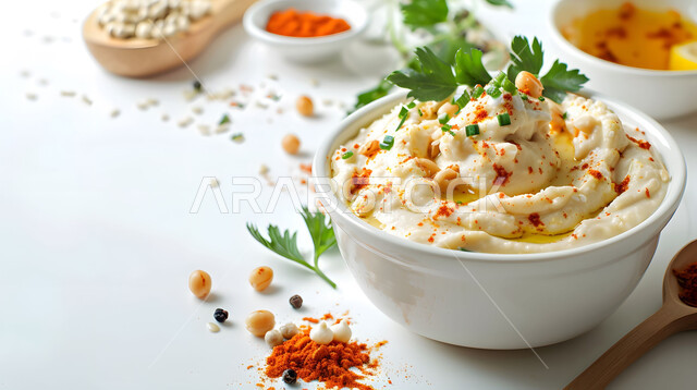 Popular Saudi Arabian Gulf dishes, a dish of the traditional Jareesh ...