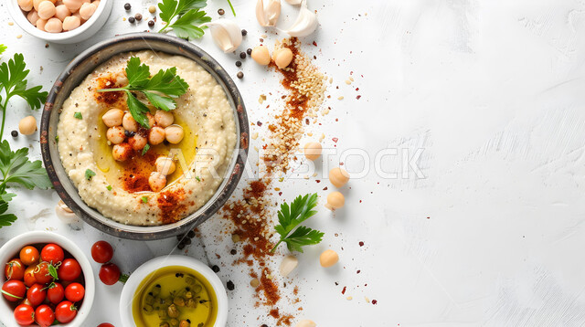 Delicious food appetizers, popular Saudi Arabian Gulf dishes, a dish of ...