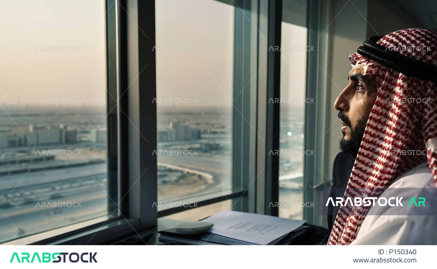 Guessing, deep contemplation and analysis, a close-up picture of a ...