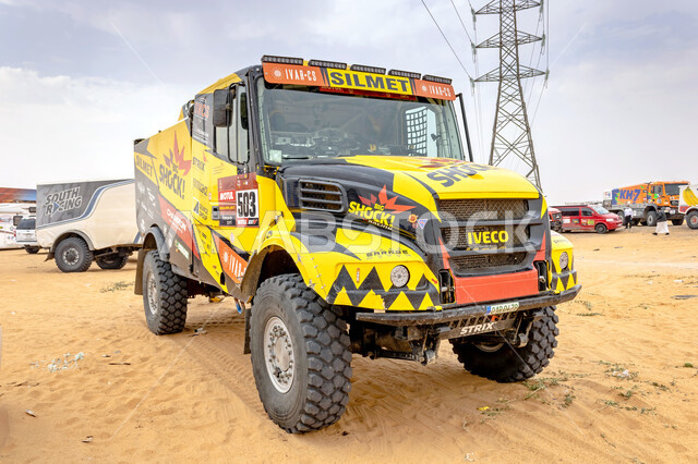 Tracks on sand dunes, the Dakar Rally event in the Kingdom of Saudi ...