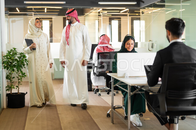 Comfortable work environment in Saudi companies, participation and ...