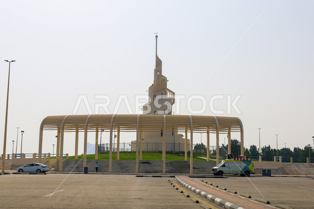 Architectural art for tourist attractions, Al-Malwiya Tower on Al ...