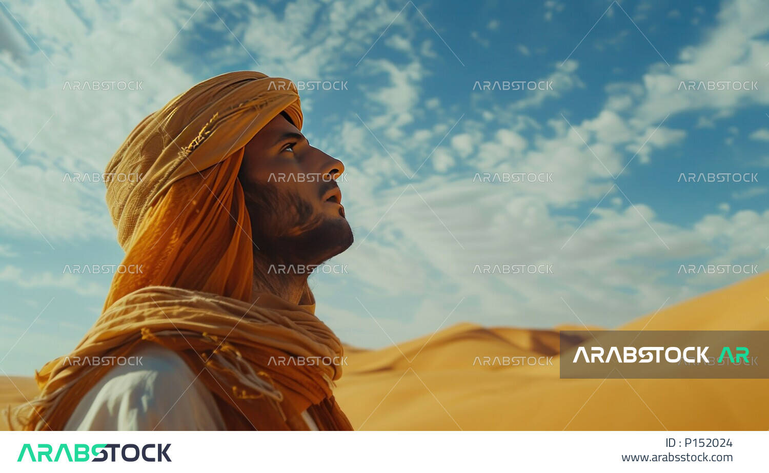 Enjoying the natural landscapes in the deserts of the Arabian Peninsula ...