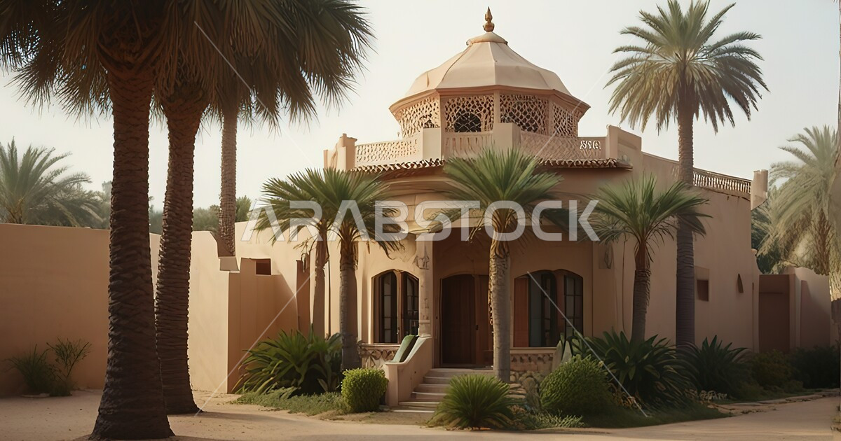 الفن الهندسي المعماري لبناء المنازل على الطراز العربي القديم في أحياء ...