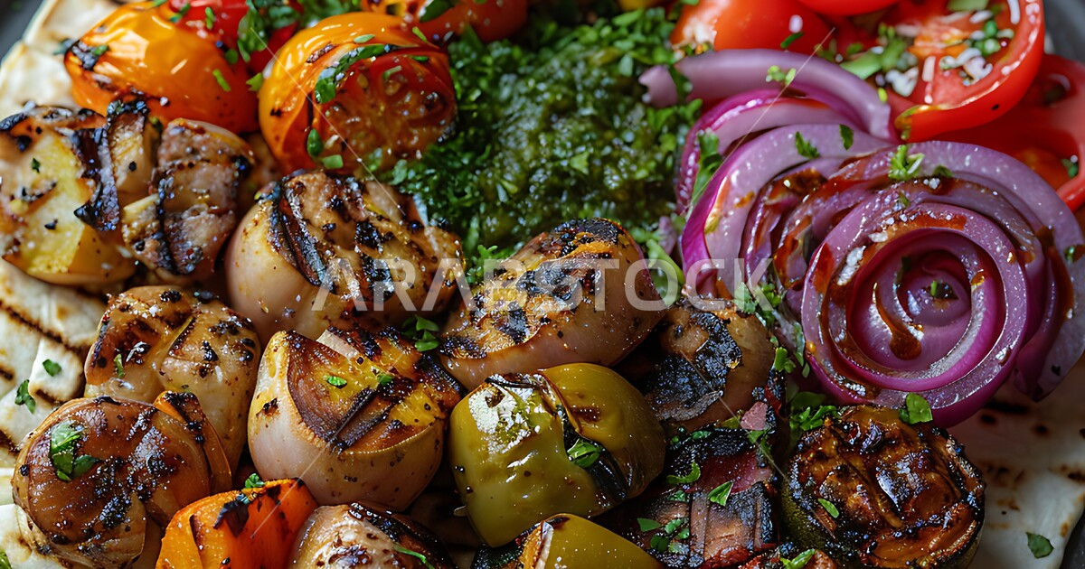 Delicious healthy foods and foods, beneficial diet meals, a group of ...