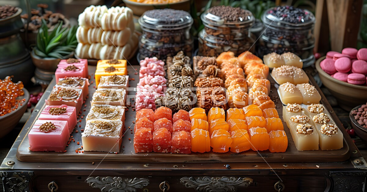 المأكولات العربية الشعبية, حلويات من المطبخ السعودي ,تقديم الحلا في ...