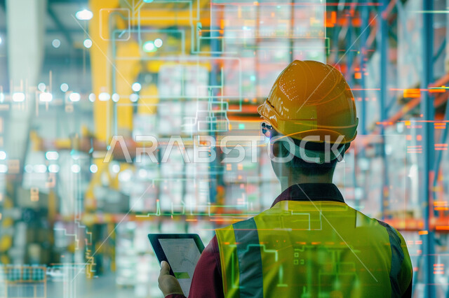 Operating the production line using a tablet, adopting mechanisms and ...