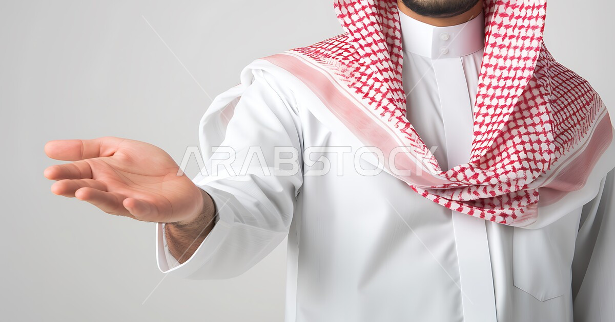 Begging and asking for help, extending a helping hand, close-up ...