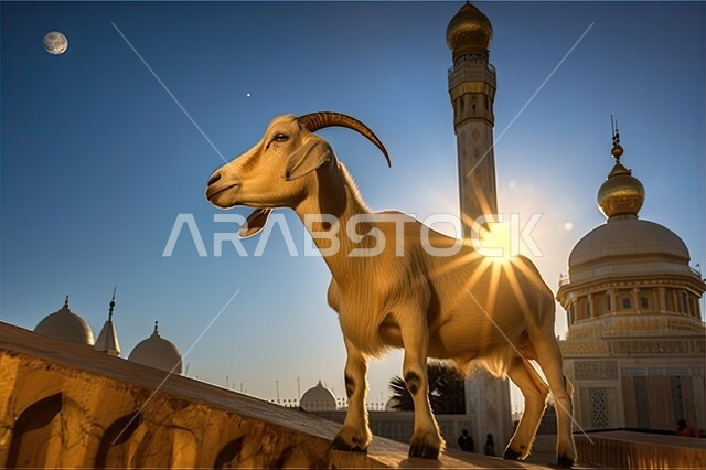 Sheep and wild animals on Eid al-Adha, sacrifices and sacrifices for ...