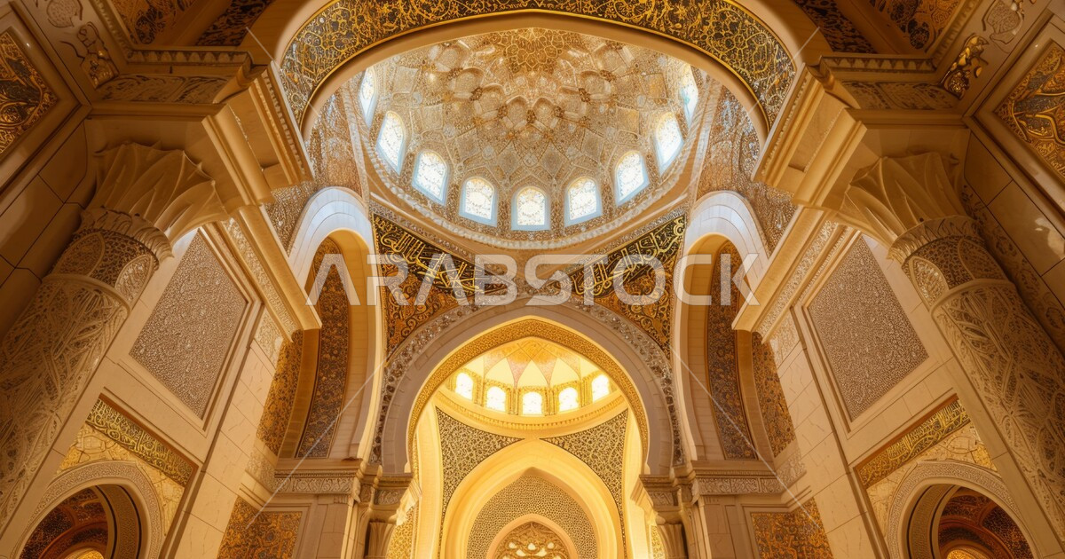 The architectural engineering art of an ancient Arab mosque ...