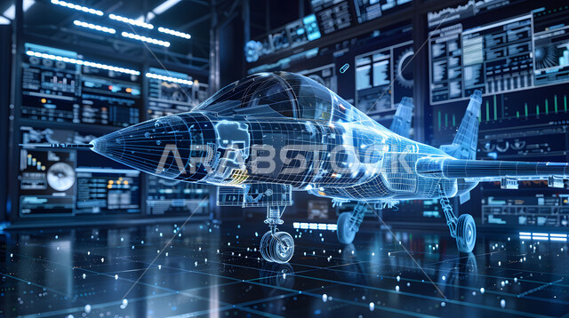 Maintenance and construction of modern jet aircraft using technology ...