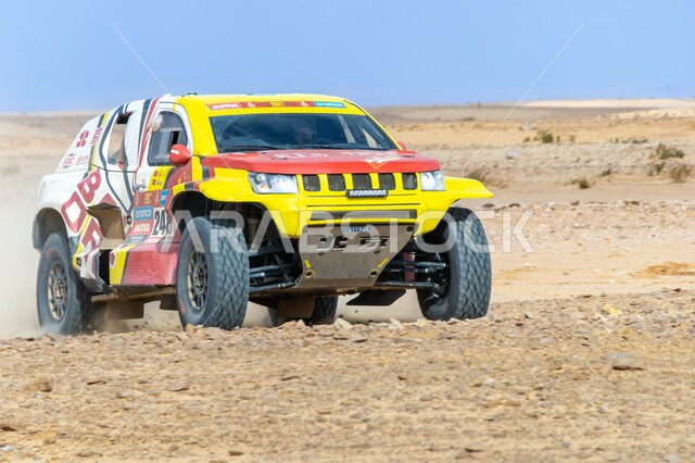 The sport of racing dirt cars on soft sand in the desert, the World ...