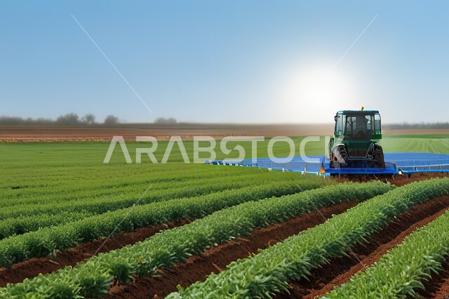 Farms of the Kingdom of Saudi Arabia, modern and advanced irrigation ...