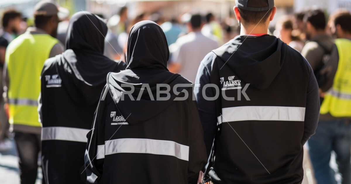 Saudi professions and jobs, volunteer scout team for charitable work in ...