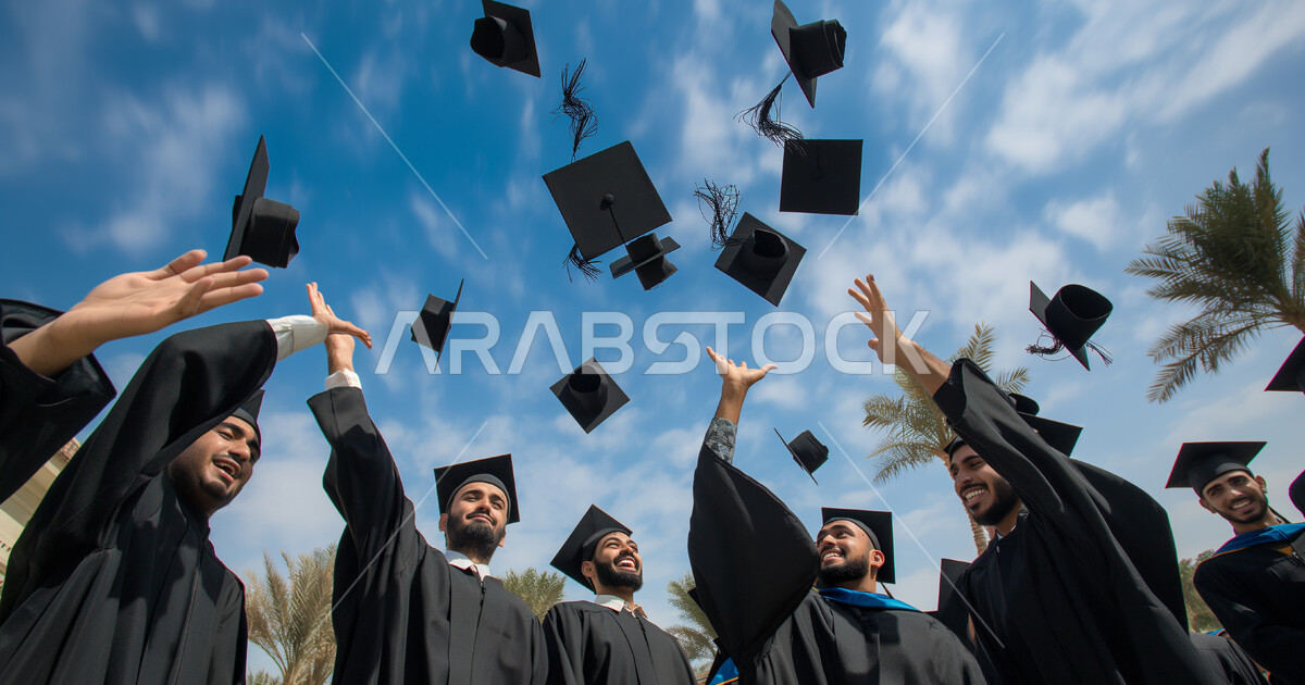 The concept of diligence and excellence, celebrating the completion of ...