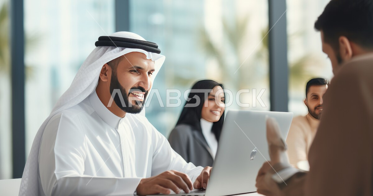 Office administrative professions and jobs, using modern and advanced ...