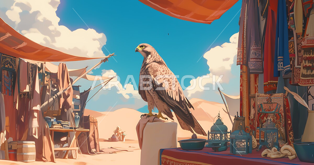 Organizing hunting season activities, pride in the ancient Saudi ...