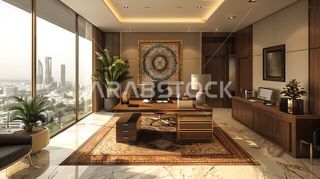 Modern designs for Saudi corporate offices, upscale interior designs ...