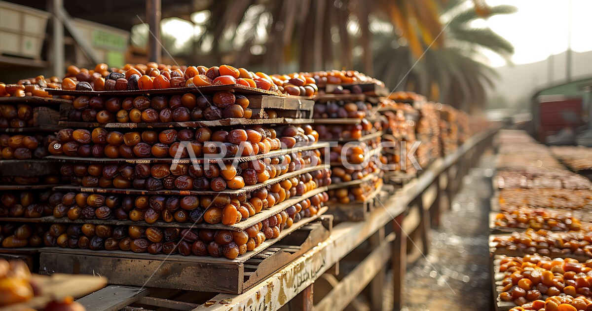 Types of fresh, healthy dates, a meal with high nutritional value ...