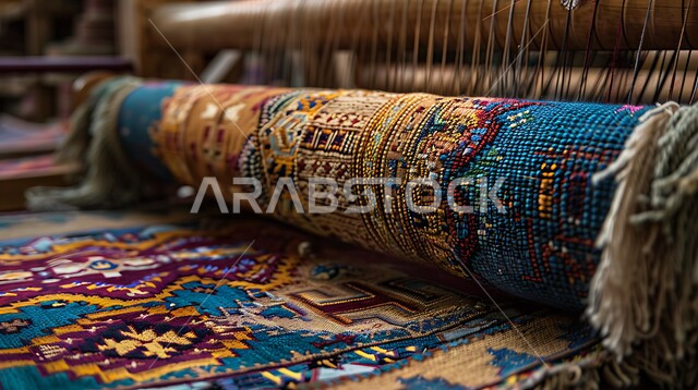 Traditional handicraft heritage art, local and national industrial ...