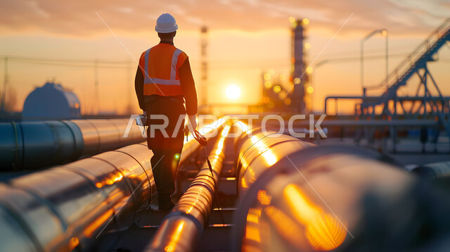 Monitoring the progress of work in factories, the concept of gas ...