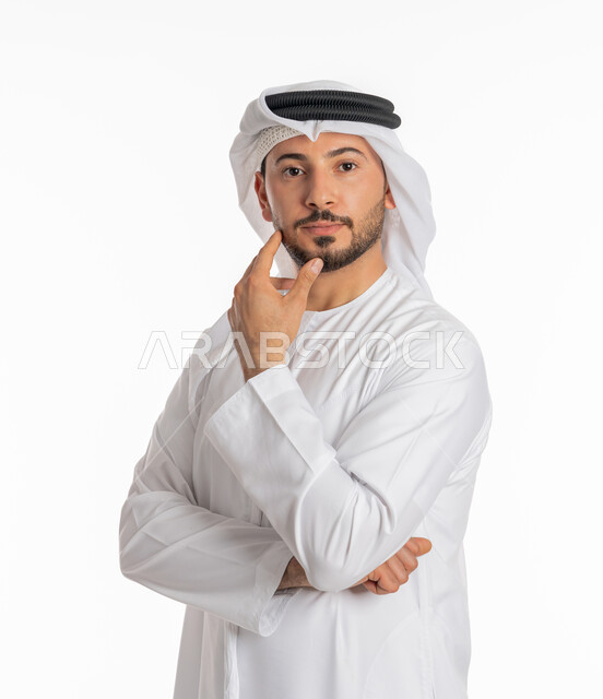 Planning for the future and setting future goals, looking at the camera ...