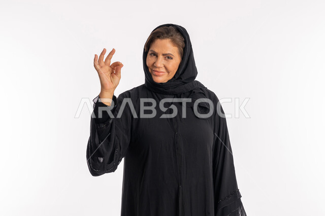 A sign of quality and excellence, looking at the camera with an ...