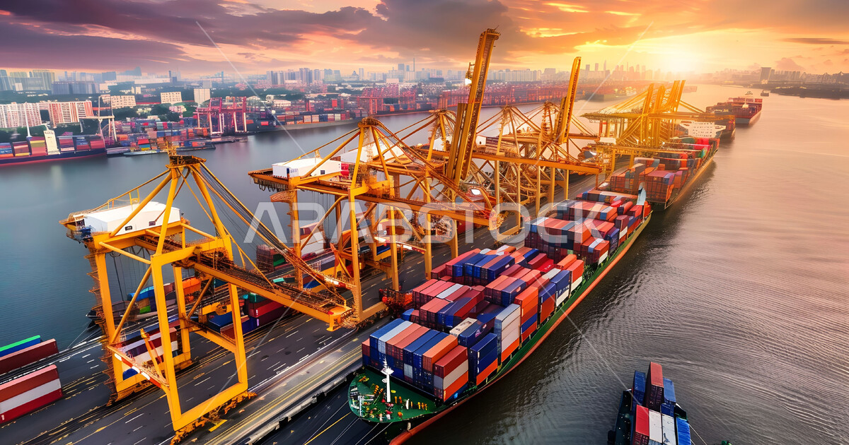 Maritime economy for receiving and transporting storage containers ...