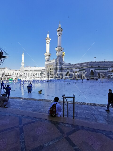 Sacred Islamic religious places and landmarks, the Grand Mosque in ...
