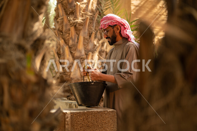 Old traditional agricultural professions, the role of Saudi farmers in ...