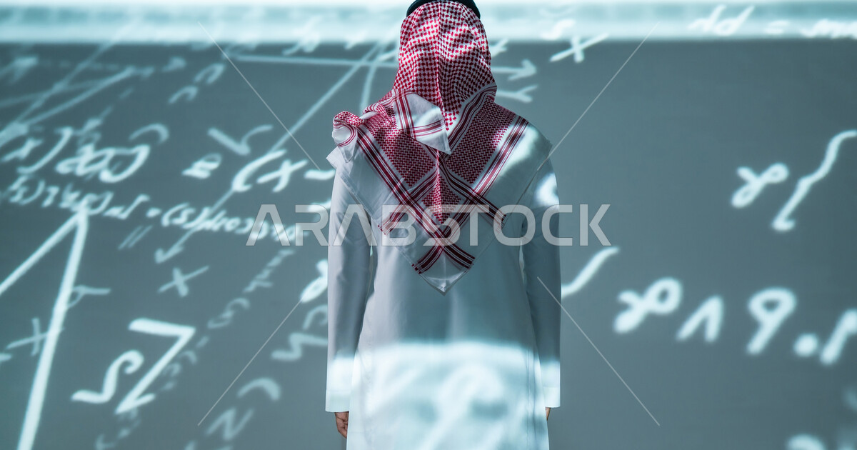 The concept of mathematics and statistics, a Saudi Gulf Arab man ...