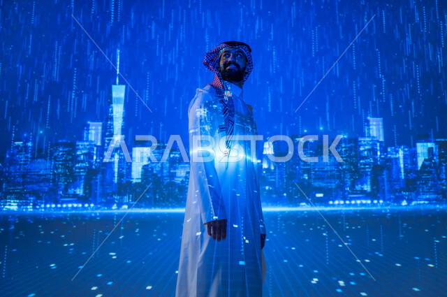 Rainy weather in the Kingdom of Saudi Arabia, gestures of happiness and ...