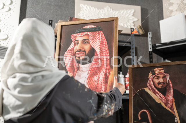 Pride and pride in belonging to the Saudi Arab homeland, artistic ...