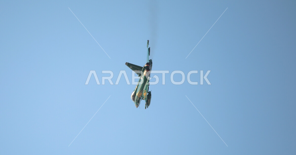 الاحتفال بالاعياد والمناسبات الوطنية، تقديم عروض جوية في سماء المملكة العربية السعودية، استعراض ...