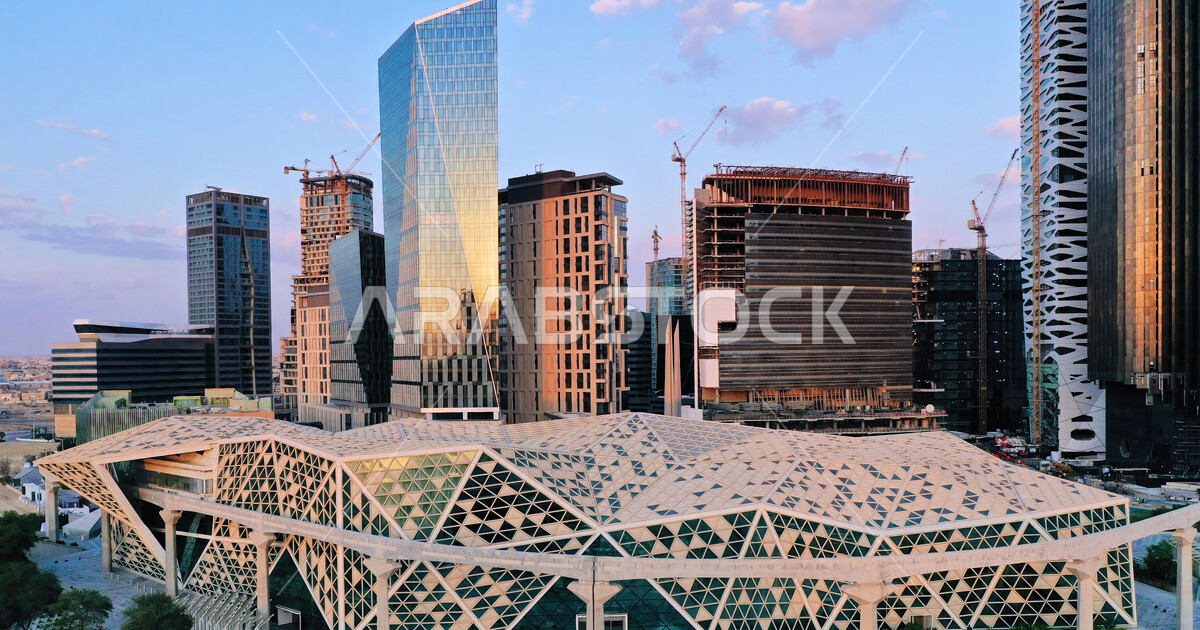 King Abdullah Financial Center (KAFD) towers in Riyadh, Saudi Arabia ...