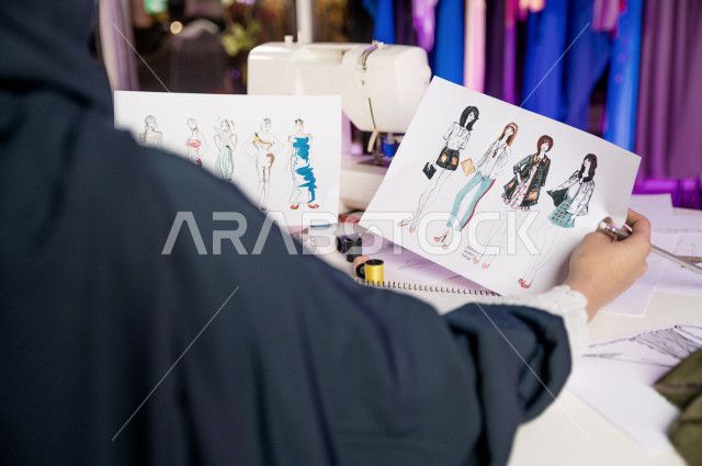 A close-up photo of a proud Saudi Arabian Gulf young woman after ...