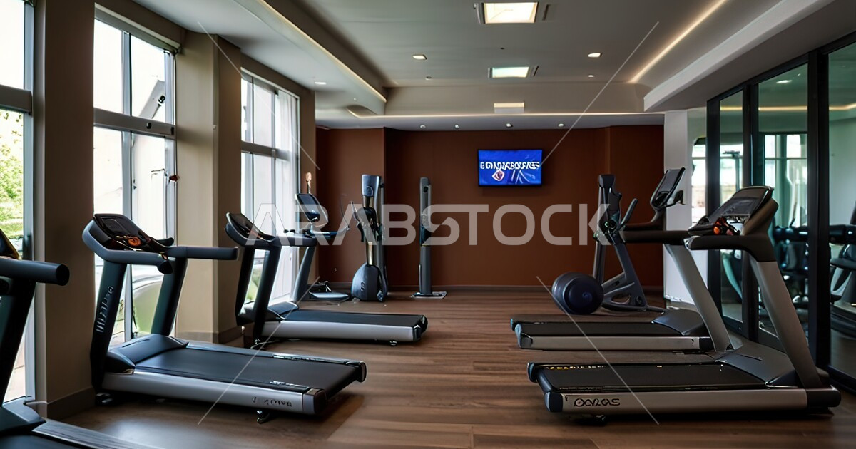Sports clubs in the Kingdom of Saudi Arabia, the indoor hall of the ...