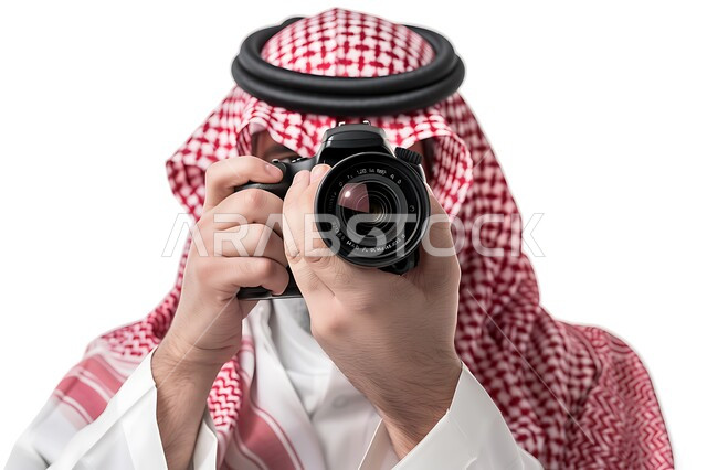 Using high-resolution digital cameras, close-up portrait of a ...