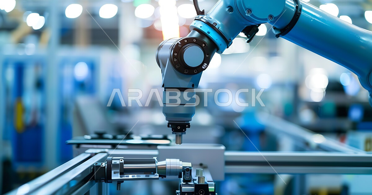 Smart robotic arms in factories, technical progress and digital ...