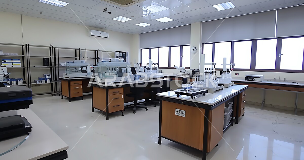 A modern Saudi research center in the Kingdom of Saudi Arabia, the ...