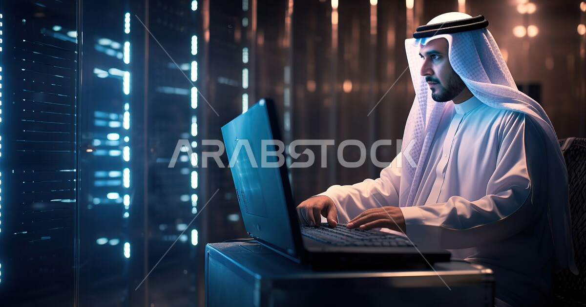 Cloud storage network and server control room management, giant ...