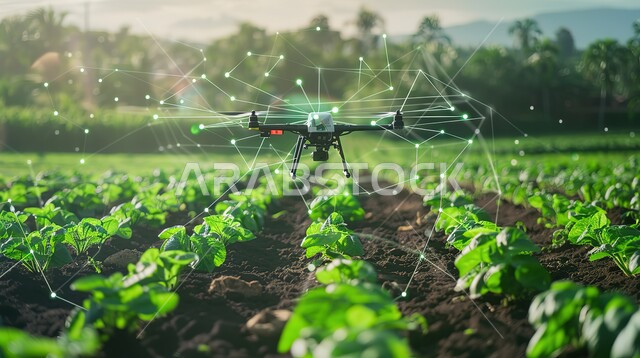Drone for irrigation of agricultural lands and green fields, increasing ...