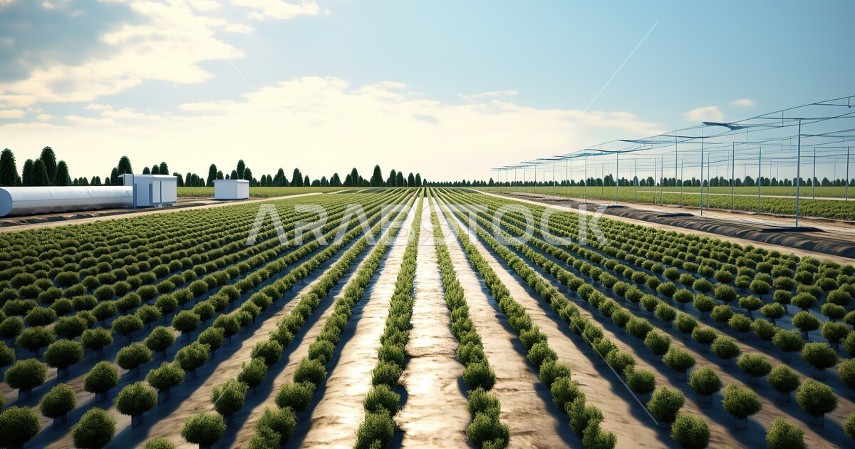 أنظمة الري الحديثة والمتطورة، مزارع المملكة العربية السعودية، مساحات ...