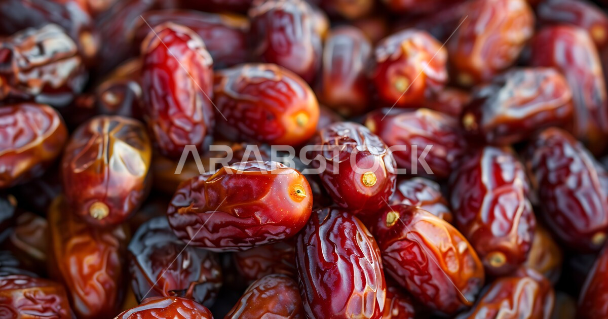 Date palm harvest in the Kingdom's farms, different types of delicious ...
